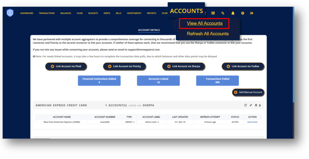User Guide - Accounts - FREE Money Management and Budgeting Application ...